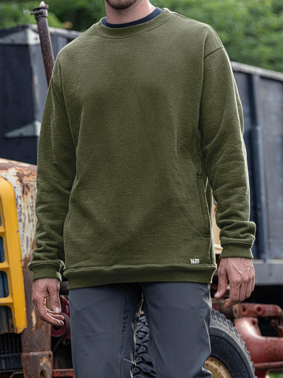 The 1620 Crew Sweatshirt | Heavyweight Fleece | Made in the U.S.A ...