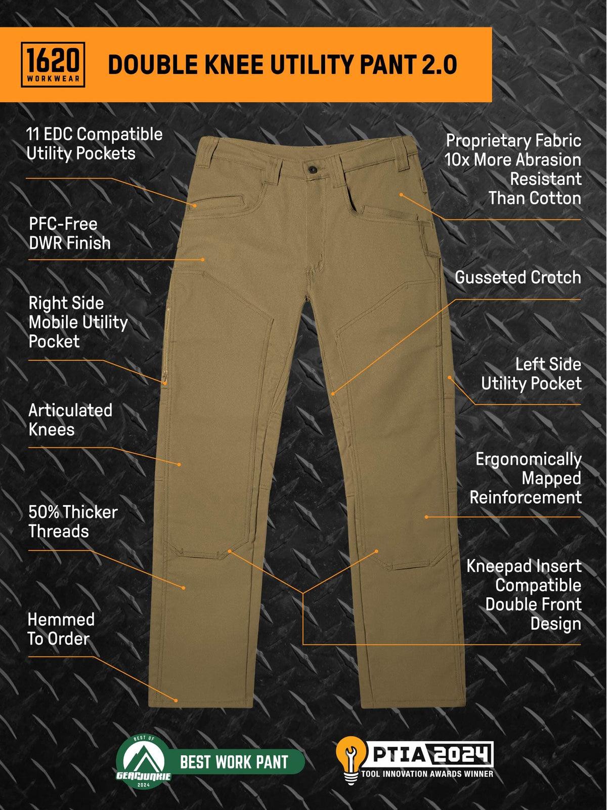 Double Knee Utility Pant 2.0 | Utility Work Pants | Made in the U.S.A ...