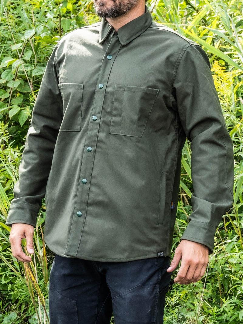 Stretch NYCO Snap Shirt Jacket - American Made Quality - 1620 Workwear, Inc