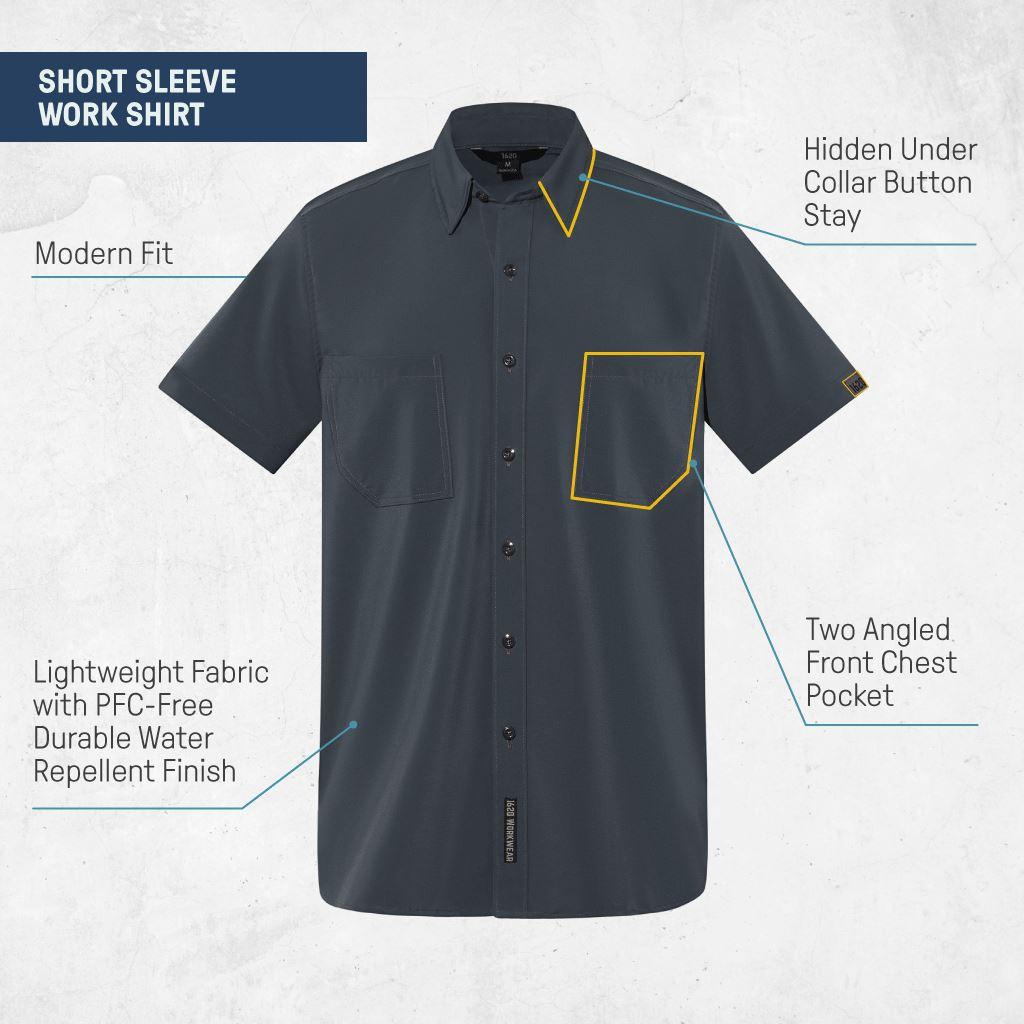 Short Sleeve Work Shirt - 1620 Workwear, Inc